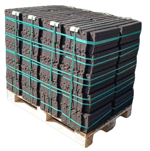 Braunkohlebriketts Palette 1000 Kg